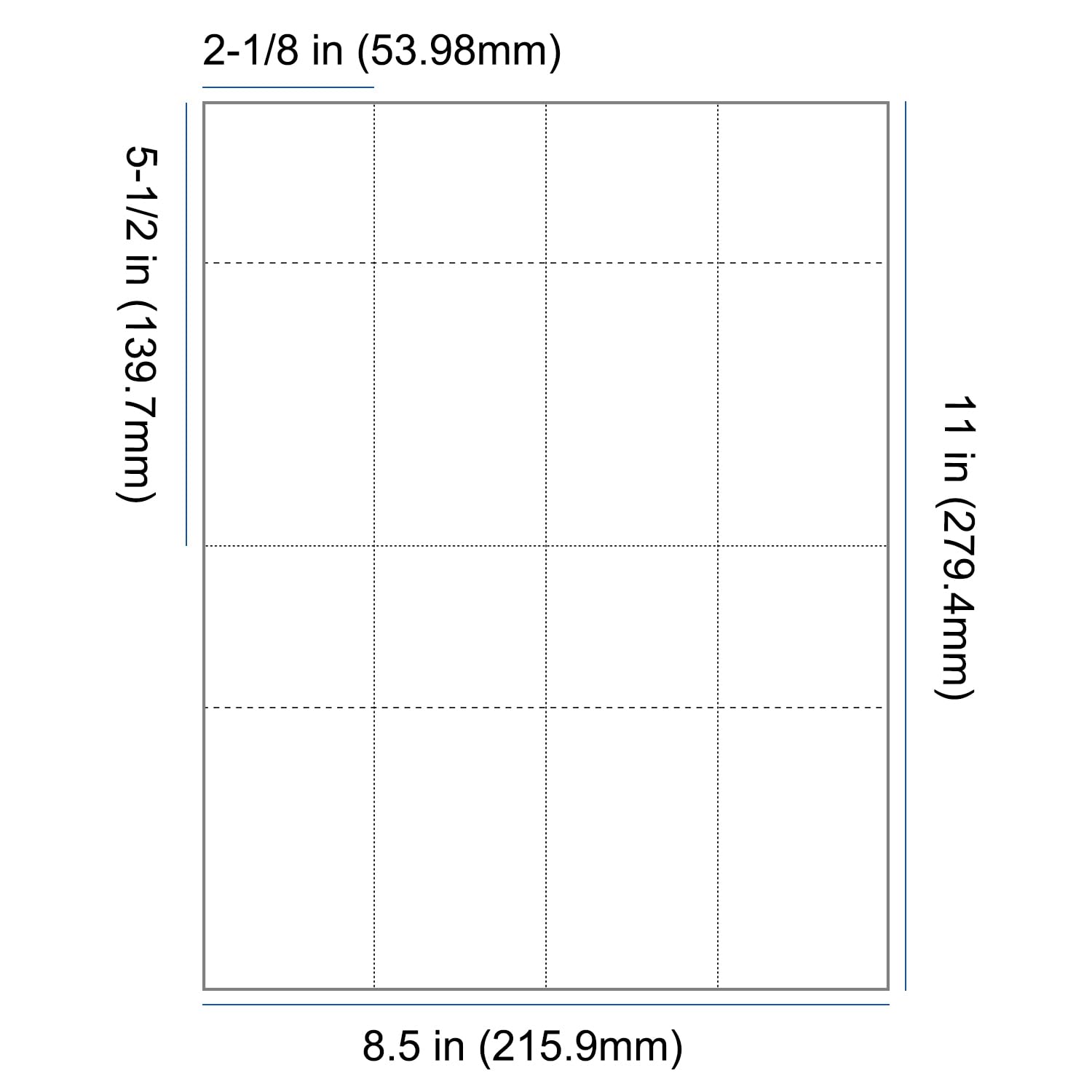 Mr-Label 210GSM Heavyweight Printable Raffle Tickets with Tear-Away Stubs, Micro-Perforated Cardstock, Laser/Inkjet, for Raffle and Event Tickets (2-1/8" x 5-1/2", 25 Sheets 200 Tickets)
