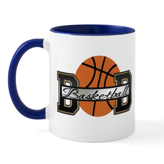 CafePress Basketball Dad Mug Ceramic Coffee Mug, Tea Cup 11 oz