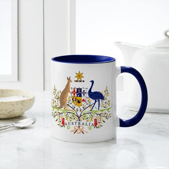 CafePress Australia Coat Of Arms Mug Ceramic Coffee Mug, Tea Cup 11 oz
