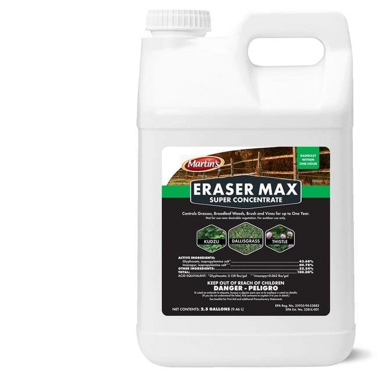 CONTROL SOLUTIONS 82002490 2.5 Gallon Eraser Grass Super Concentrate Weed Killers