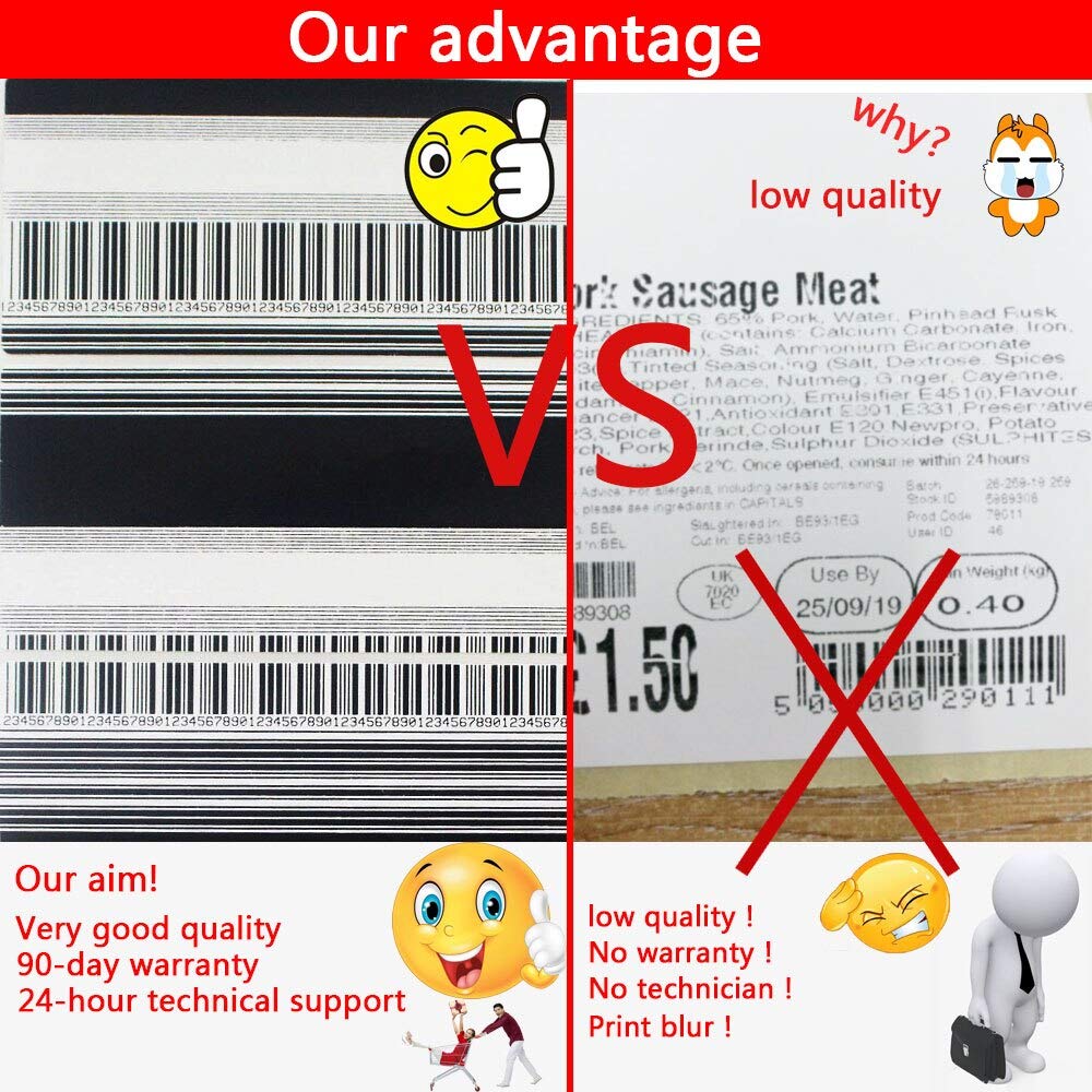 Replacement Parts for Printer PRTA19360 2Pcs/Lot Compatible 79800M ZM400 Thermal Printhead Print Head for Zebra ZM400 RZ400 203dpi Barcode Printer