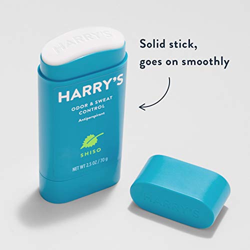 Harry's Deodorant & Antiperspirant - Odor & Sweat Control Antiperspirant for Men - Shiso (6 Count)