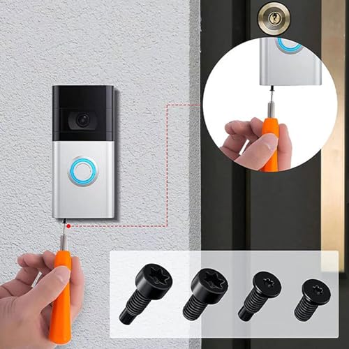 Convenient Screwdriver Set Essential Tool Screwdriver With Screw Set Reusable & Ergonomic Screwdriver Set For Doorbell Doorbell Screws Set Doorbell Installation Tool Screwdriver Set For Doorbell