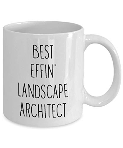 Mugs for Landscape Architect Best Effin' Landscape Architect Ever Funny Coffee Mug Tea Cup Fun Inspirational Mug Idea