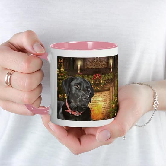 CafePress Black Lab Xmas Mug Ceramic Coffee Mug, Tea Cup 11 oz