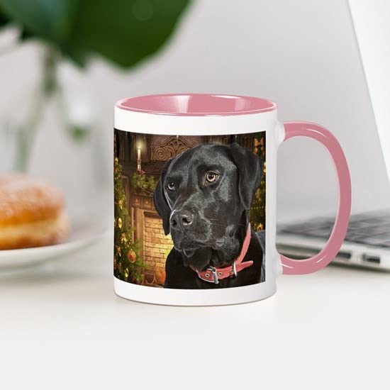 CafePress Black Lab Xmas Mug Ceramic Coffee Mug, Tea Cup 11 oz