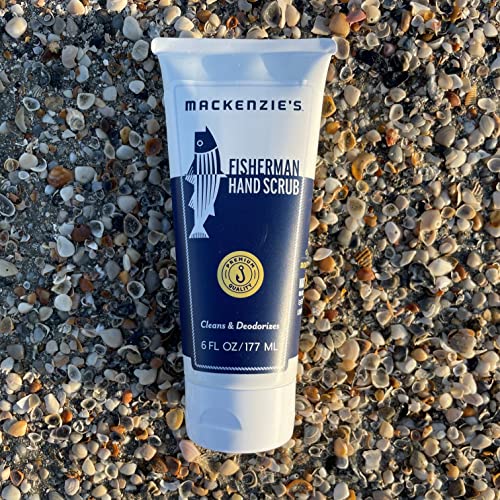 MacKenzie's Fisherman Hand Scrub - 6 Oz - Cleansing & Deodorizing Hand Cleaner - Gifts for Fisherman, Cooks & Gardeners