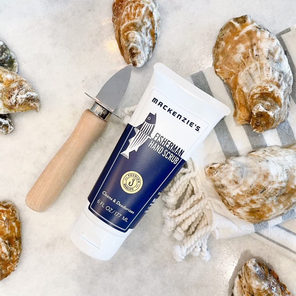 MacKenzie's Fisherman Hand Scrub - 6 Oz - Cleansing & Deodorizing Hand Cleaner - Gifts for Fisherman, Cooks & Gardeners
