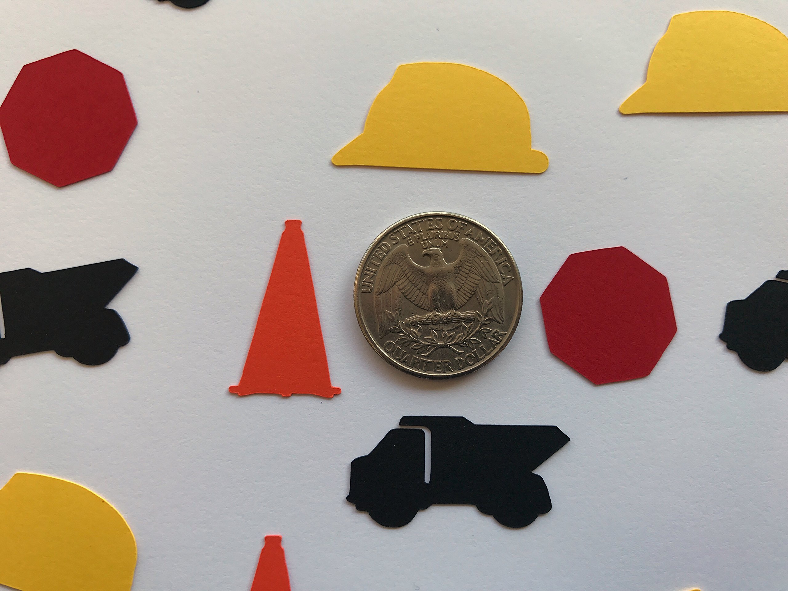 Construction Confetti - Construction Party Decor - Boy Birthday Party Decor - Construction Theme Party - Dump Truck Party - Construction Party - 200 pieces