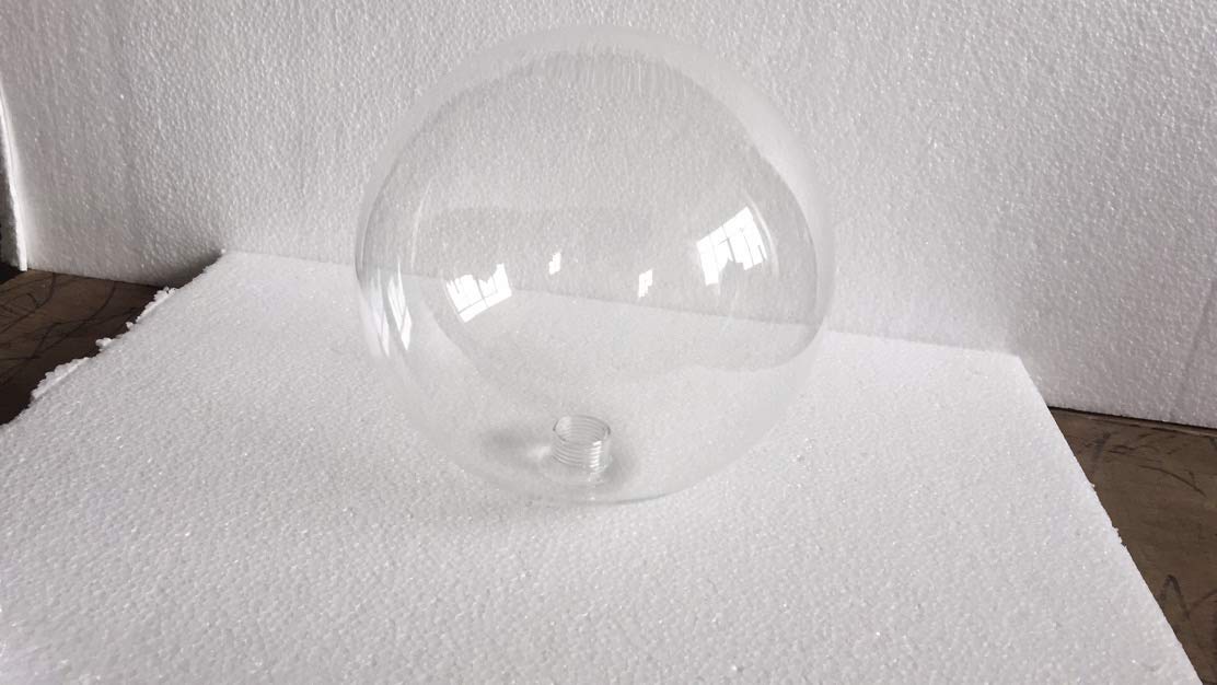 Clear Glass Lampshade for Replacement Diameter 5.9''/7.09'' (Small-D5.9'')