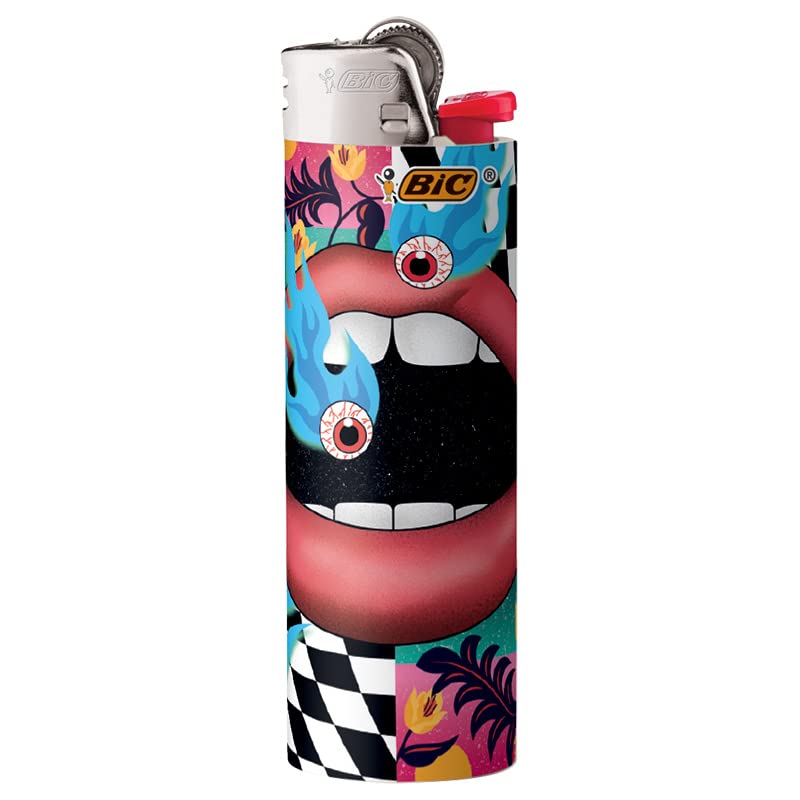 BIC Special Edition Prismatic Series Lighters, Set of 8 Lighters