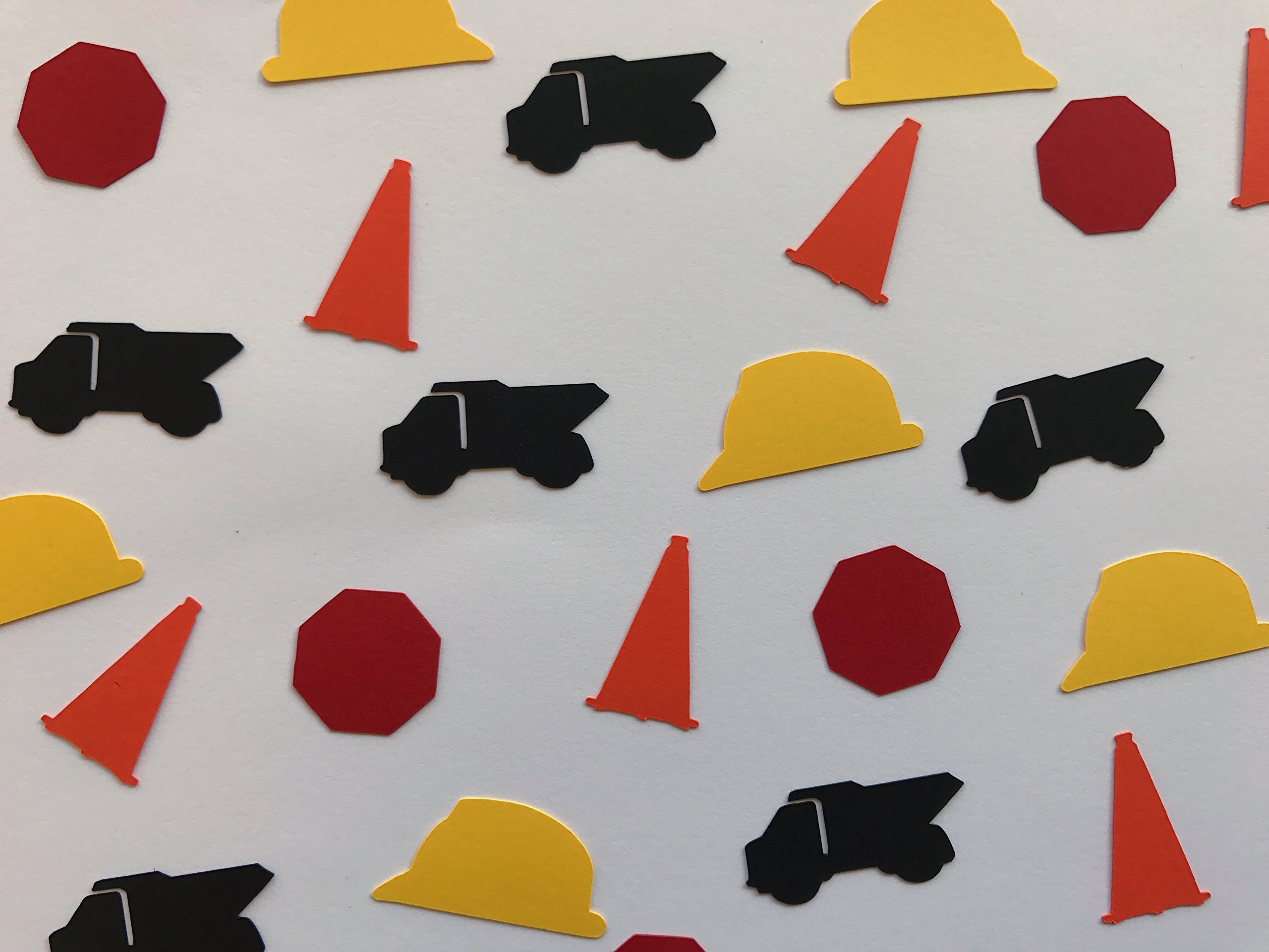 Construction Confetti - Construction Party Decor - Boy Birthday Party Decor - Construction Theme Party - Dump Truck Party - Construction Party - 200 pieces
