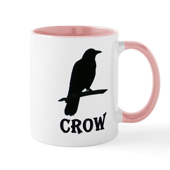 CafePress Black Crow Mug Ceramic Coffee Mug, Tea Cup 11 oz
