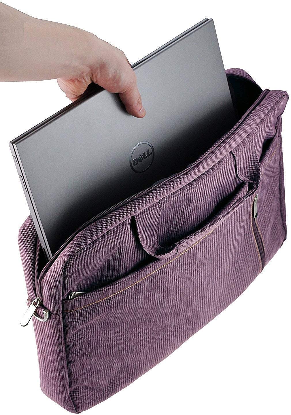 Navitech Purple Sleek Water Resistant Travel Bag - Compatible with ASUS ProArt Studiobook Pro 16 OLED (W5600) 16"