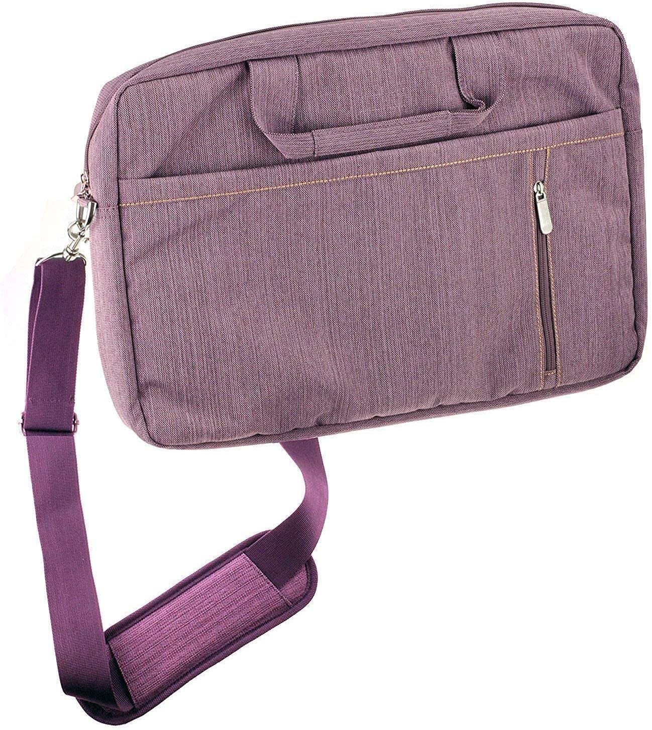 Navitech Purple Sleek Water Resistant Travel Bag - Compatible with ASUS ProArt Studiobook Pro 16 OLED (W5600) 16"