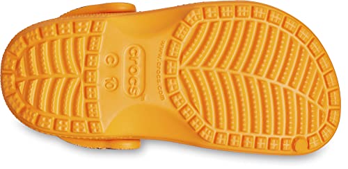 Crocs Jurassic World Classic Clogs, Dinosaur Kid and Toddler Slippers, Orange Zing, 5 US Unisex