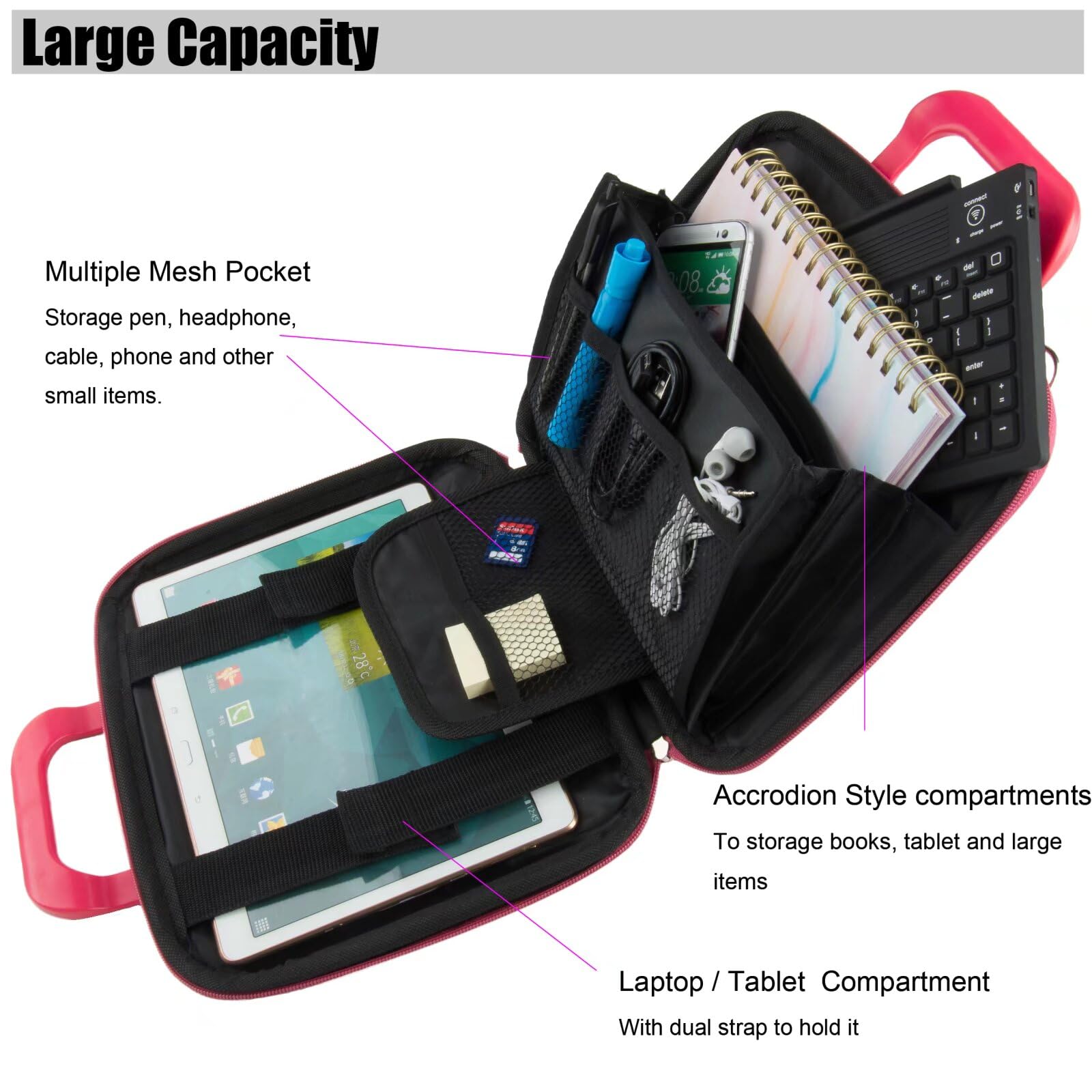 14 in Laptop Bag for Samsung Galaxy Book4 Edge, Galaxy Book3 Pro, Galaxy Book2 Go, Galaxy Book2 Business, for TCL NxtPaper 14