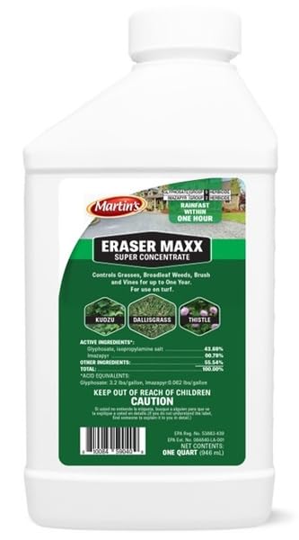 CONTROL SOLUTIONS 82002488 1 Quart Eraser Max Super Concentrated Herbicide Weed Killers