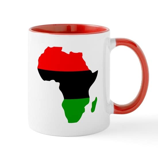 CafePress AFRICA SHIRT AFRICAN AMERICAN GIFT BLACK PRIDE TEE Ceramic Coffee Mug, Tea Cup 11 oz