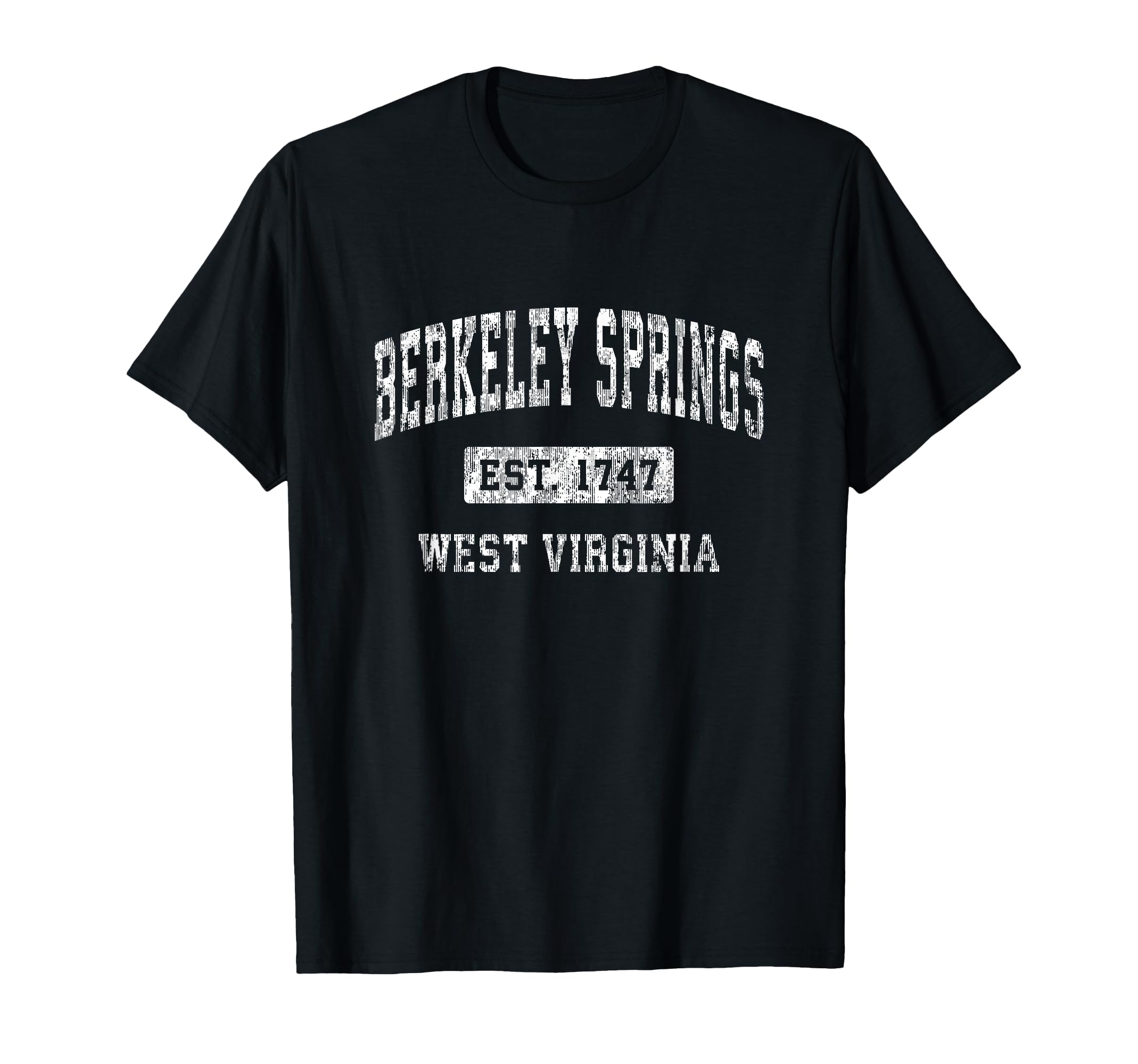 Berkeley Springs West Virginia WV Vintage Established Sports T-Shirt