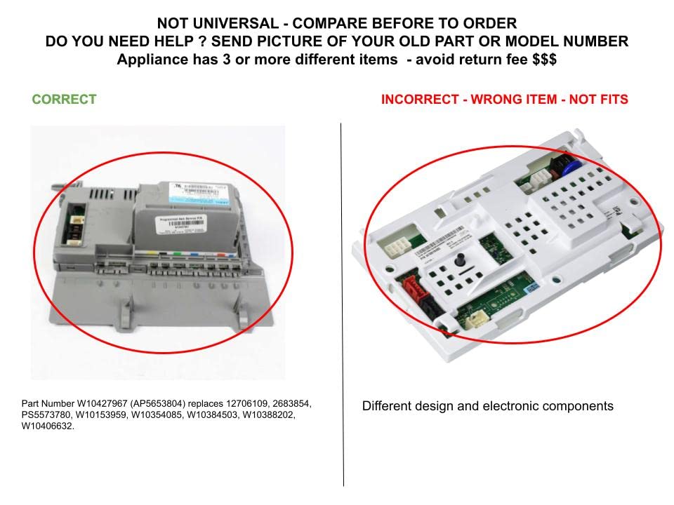 GLOB PRO SOLUTIONS AP5653804 PS5573780 EAP5573780 CKD5174 Electronic Control Board
