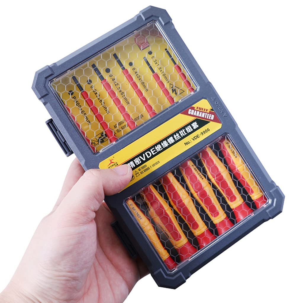 6 Pieces Electronic Magnetic Screwdriver Set Electrician Tool Torx For Smartphone Tablet & Laptop Magnetic Screwdriver Set For Pc Building