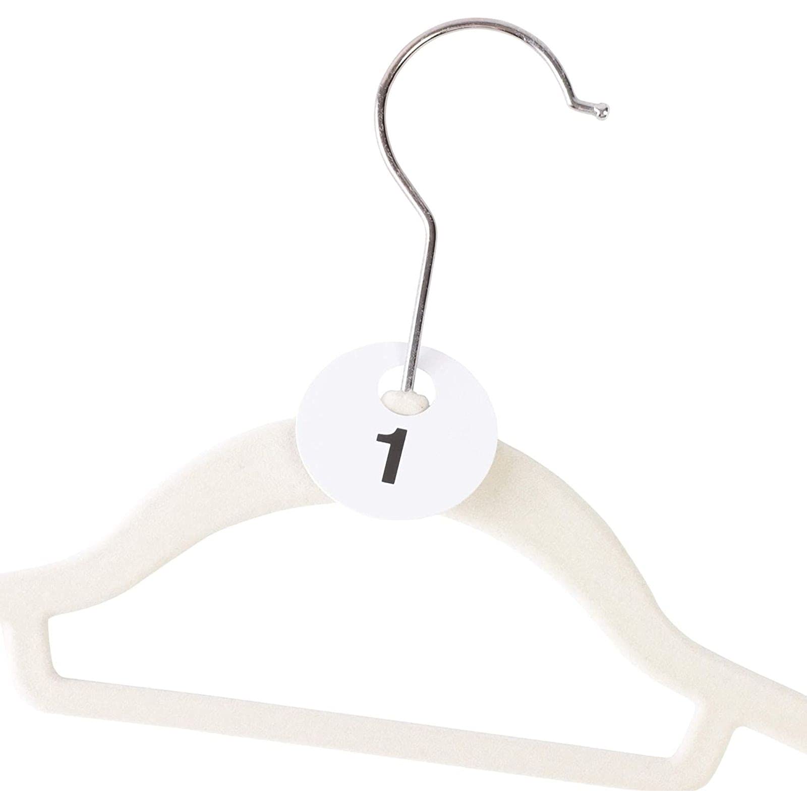 Juvale 2 Sets of Round Numbered Tags 1-300, Double-Sided Plastic Coat Check Tickets (1.7 in, 600 Pieces Total)