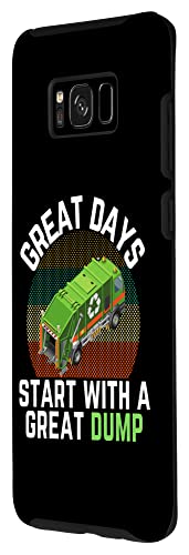Galaxy S8+ Garbage Truck Recycling Trash Rubbish Recycle Great Dump Day Case
