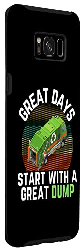 Galaxy S8+ Garbage Truck Recycling Trash Rubbish Recycle Great Dump Day Case