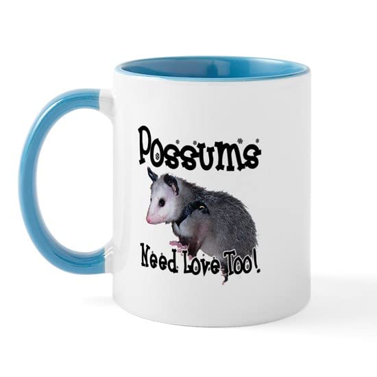 CafePress Possums Need Love Mug Ceramic Coffee Mug, Tea Cup 11 oz