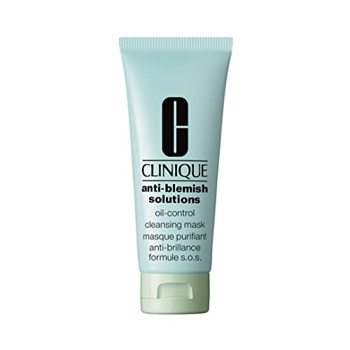 Clinique Acne Solutions Oil-Control Cleansing Mask Acne Treatment with Salicylic Acid, 3.4 Ounce