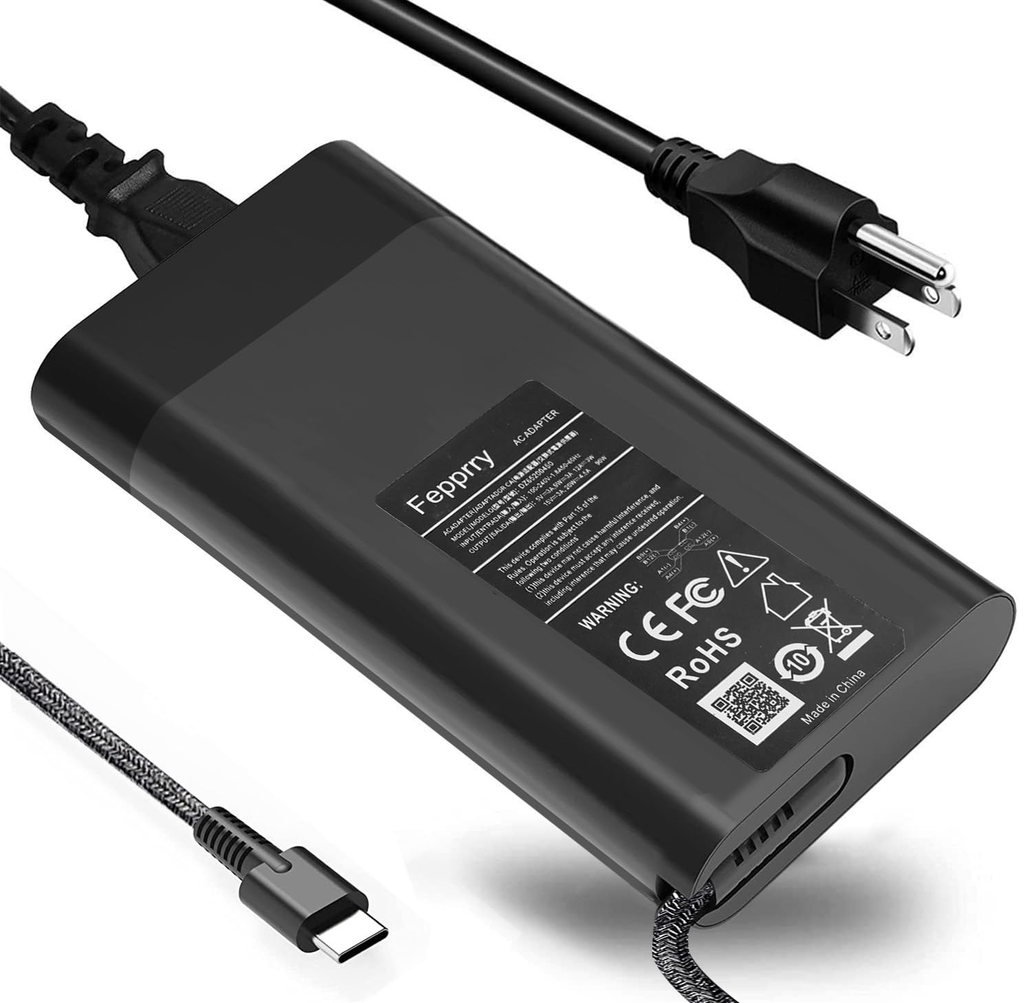 Slim 90W 65W USB-C Charger for Dell Laptop Charger : Dell XPS 13 9365 9360 9370, Latitude 5520 5420 3400 3500 5289 5300 2in1 7400 2in1,Inspiron 16 7620 2-in-1/14 7420 LA90PM170 DA90PM170