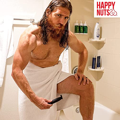 HAPPY NUTS The Ballber™ Groin Trimmer for Men Waterproof Rechargeable Ball Shaver for Men - No Nicks or Cuts - Electric Hygiene Groomer