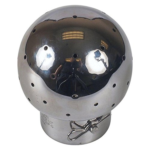 Pin-Style CIP Spray Ball | 1.5 inch Tube w/ 2.5 in. Ball - Stainless Steel SS304 - Glacier Tanks
