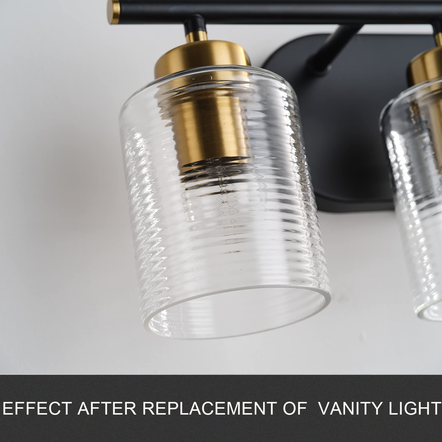 LHLYCLX 4 Pack Cylinder Glass Lamp Shade,Striped Clear Glass Cover Replacements for Lighting Fixtures (Striped glass)