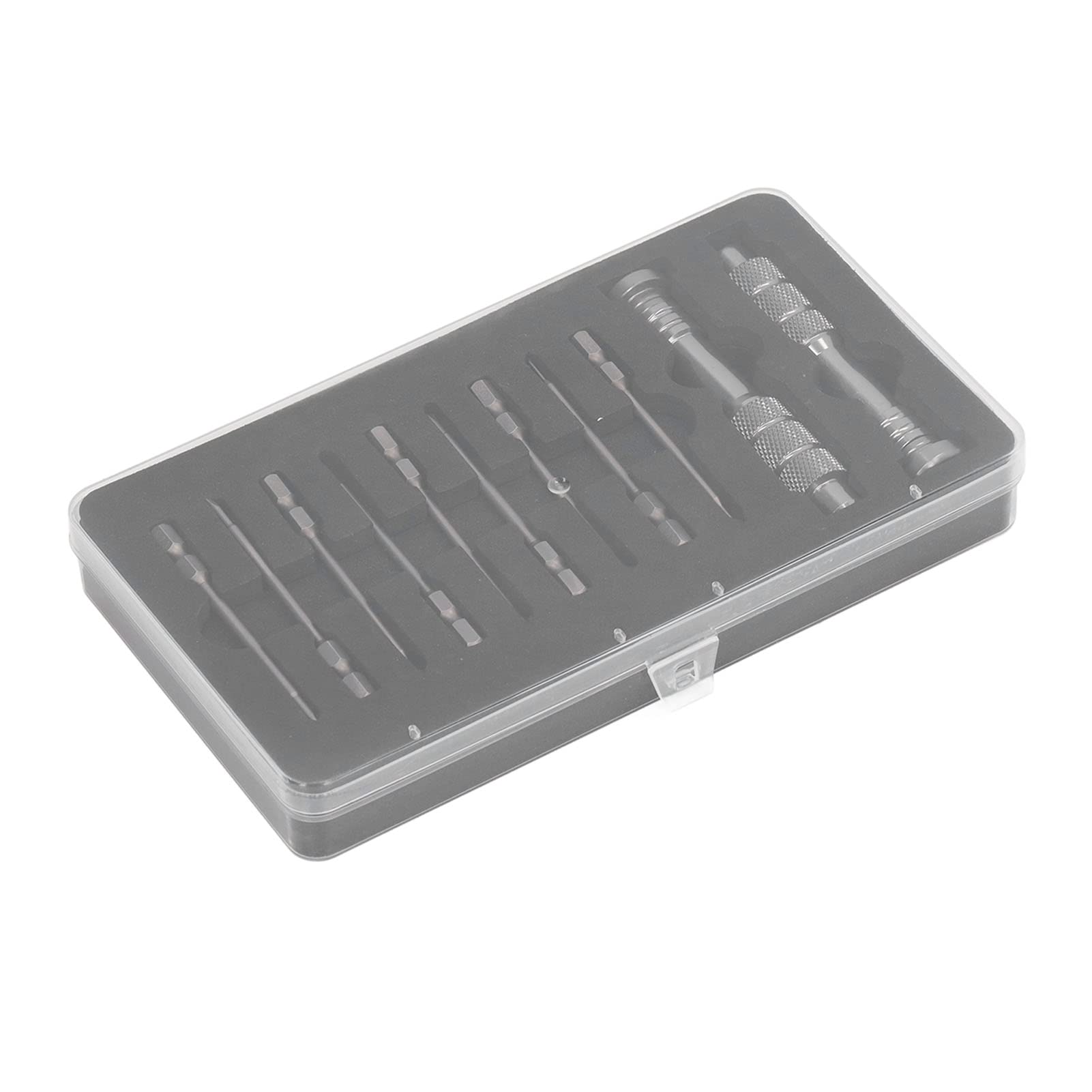 Slotted Screwdriver Set, Screwdriver Set High Strength with 9 Bits 2 Handles for Electronics Maintenance