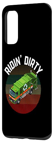 Galaxy S20 Riding Dirty Garbage Truck Recycling Trash Rubbish Recycle Case