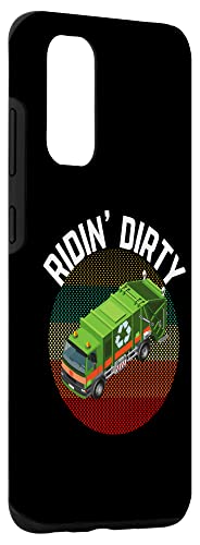 Galaxy S20 Riding Dirty Garbage Truck Recycling Trash Rubbish Recycle Case