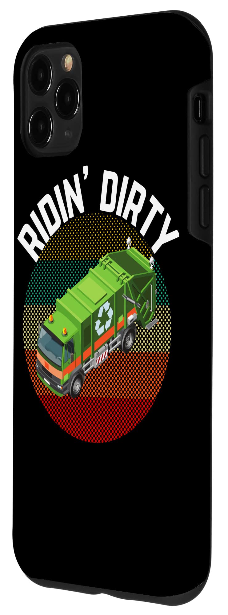 iPhone 11 Pro Max Riding Dirty Garbage Truck Recycling Trash Rubbish Recycle Case