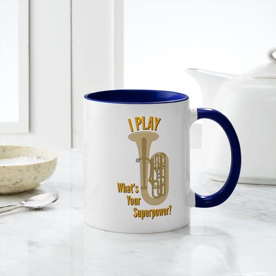 CafePress I Play TUBA Ceramic Coffee Mug, Tea Cup 11 oz