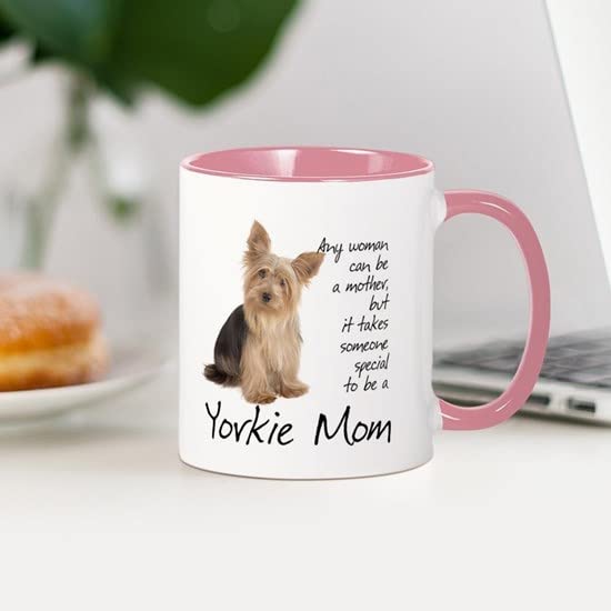 CafePress Yorkie Mom Mugs Ceramic Coffee Mug, Tea Cup 11 oz