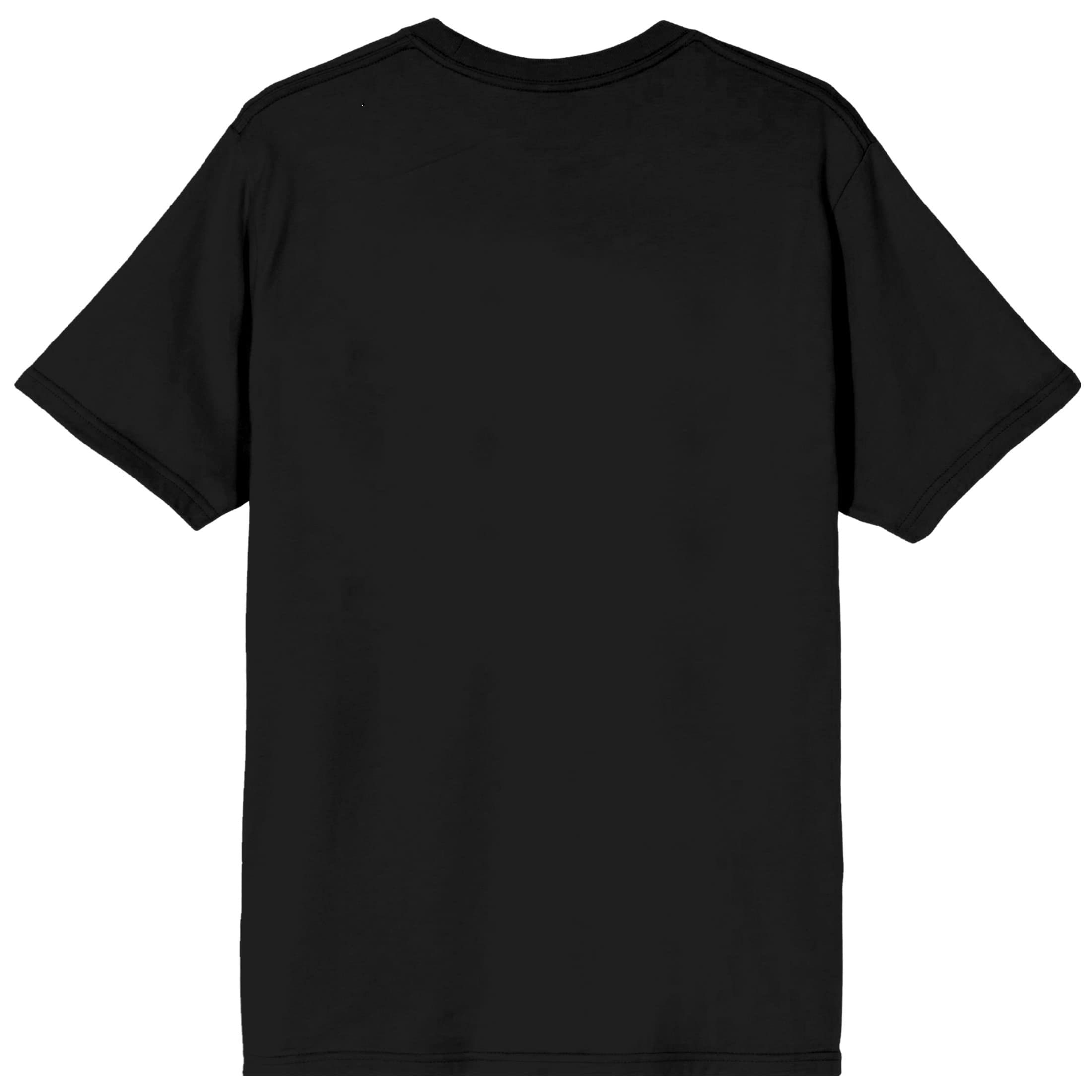 Five Nights at Freddy's Freddy Fazbear Blue Shadow Men's Black T-shirt-3XL