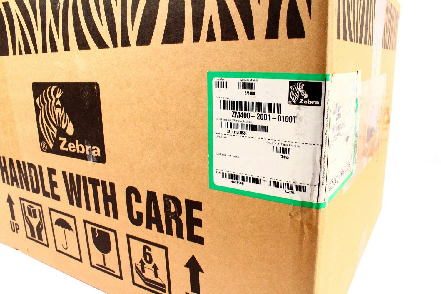 Zebra ZM400 Thermal Barcode Printer Parallel/Serial/USB/ENet ZM400-2001-0100T