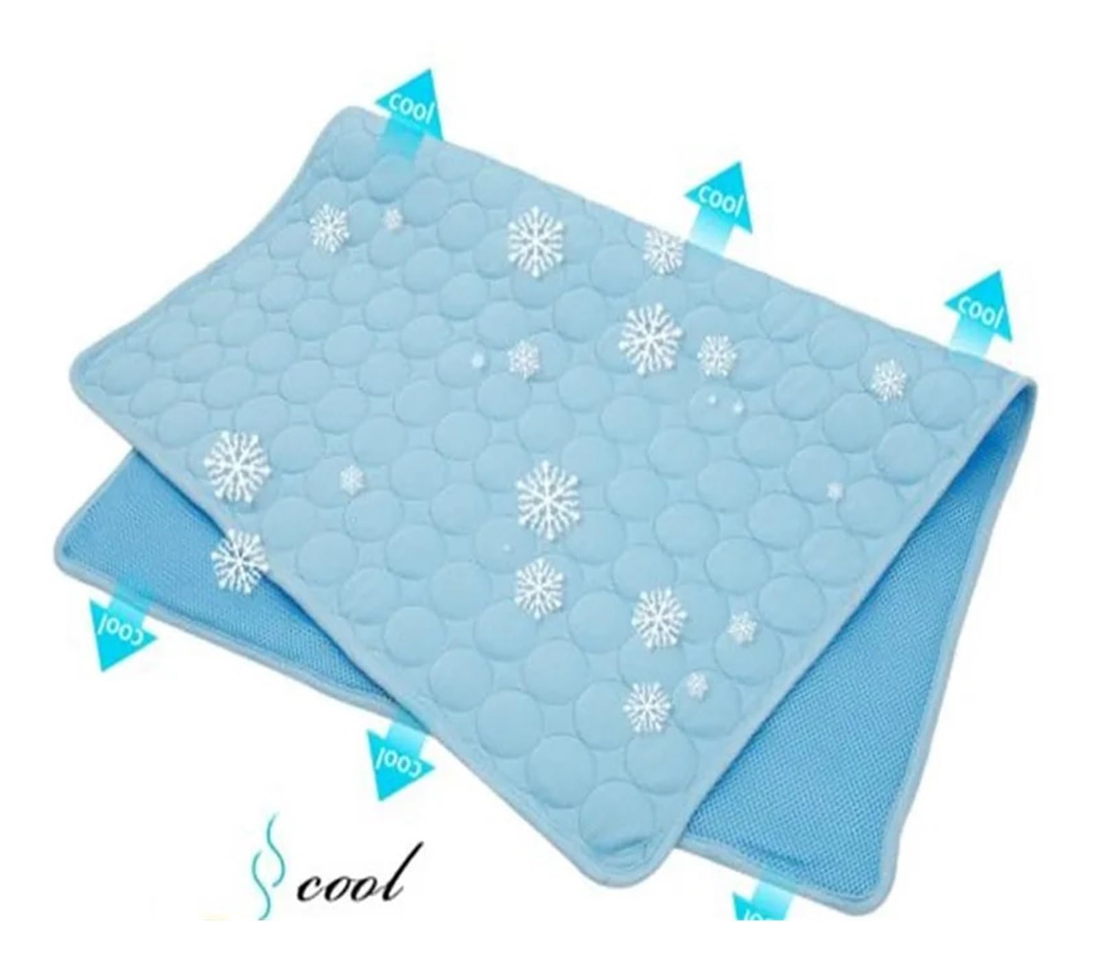 ITOMEN Pet Bed Pet Mat Breathable Washable Pad Dog Cat Blanket Kennel Crate and Bed Sleeping Ice Silk Comfort (Color : Pink, Size : XS 40x30 cm)