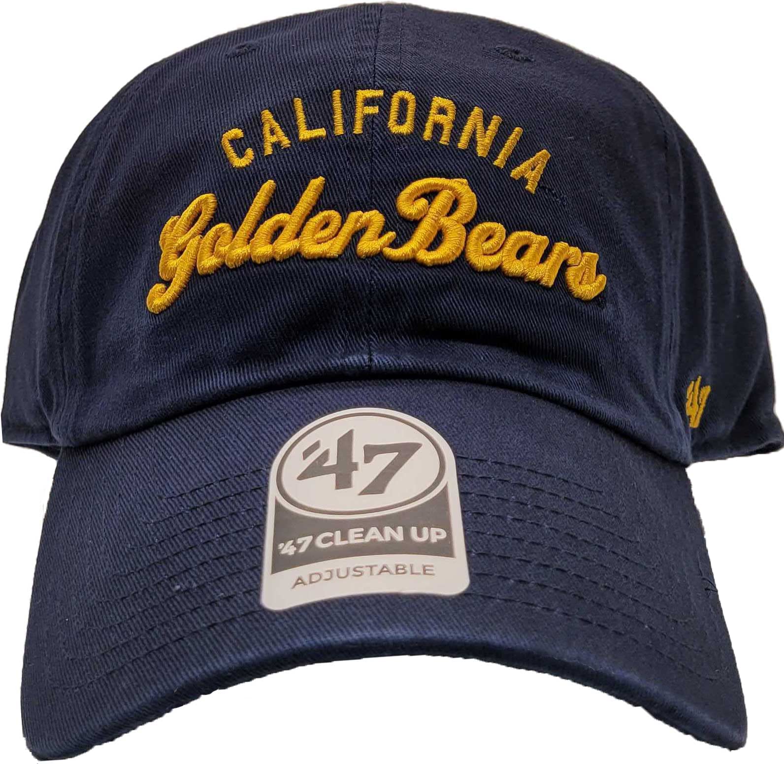 '47 Cal Hat (Berkely Golden Bears) Mens Womens Clean Up Adjustable Cap, Navy Blue, One Size