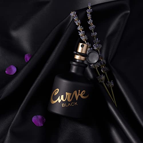 Men's Cologne Fragrance Spray by Curve, Casual Cool Day or Night Scent, Curve Black, 4.2 Fl Oz