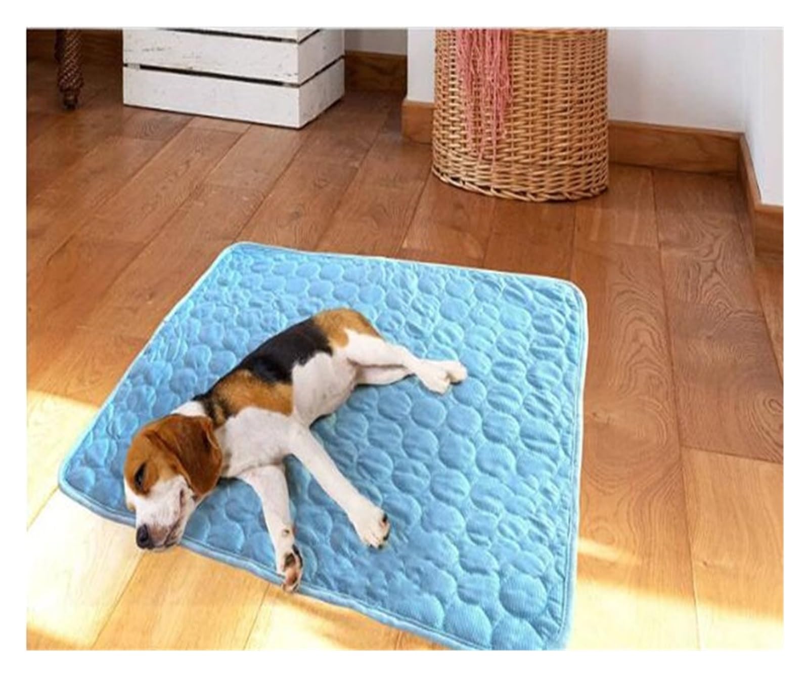 ITOMEN Pet Bed Pet Mat Breathable Washable Pad Dog Cat Blanket Kennel Crate and Bed Sleeping Ice Silk Comfort (Color : Pink, Size : XS 40x30 cm)