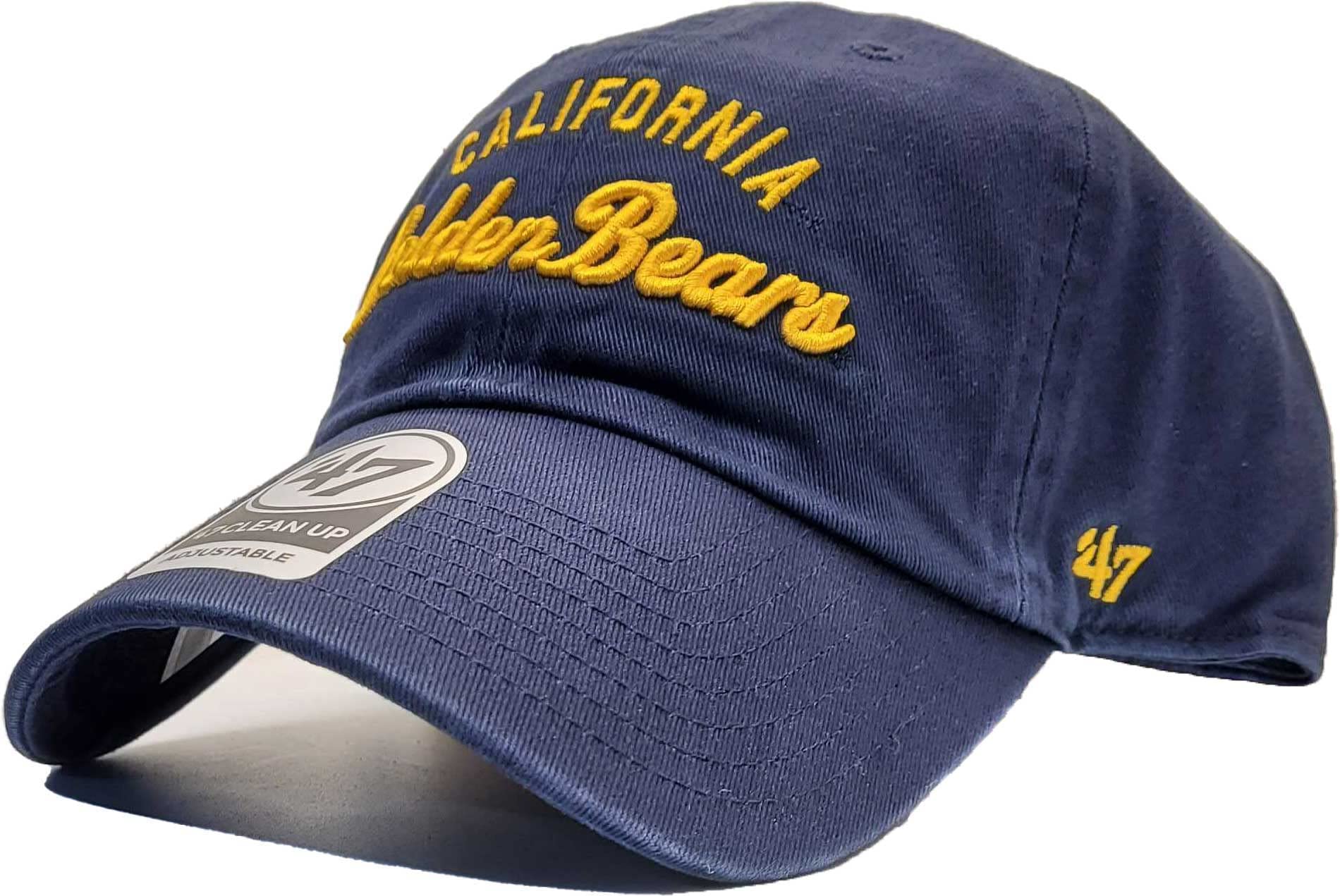'47 Cal Hat (Berkely Golden Bears) Mens Womens Clean Up Adjustable Cap, Navy Blue, One Size