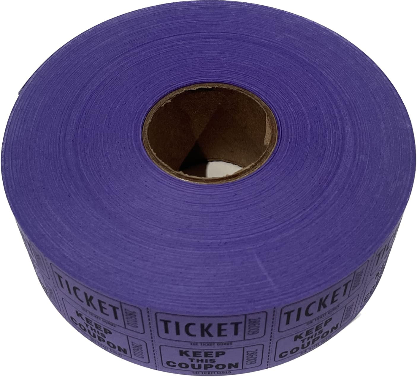 Ticket GURUS-Double Raffle Ticket Roll : roll of 2000- (Magenta)