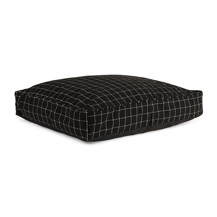 EveryYay Black Squares Removable Bed Cover for Dogs, 40" L X 30" W X 5" H